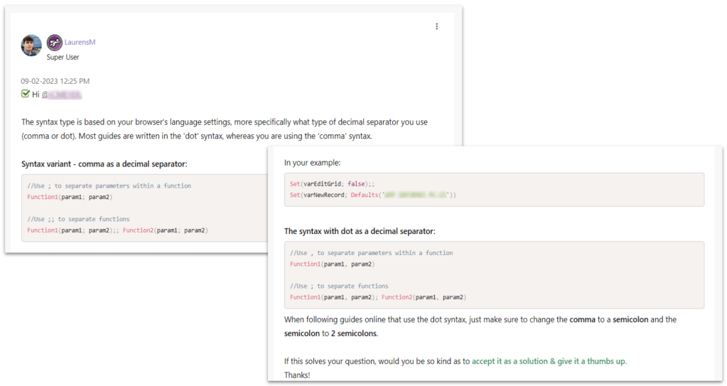 Power Platform forum: setting up your answers for success